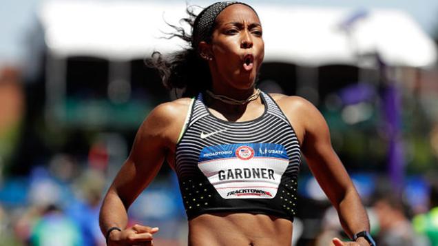 Eastern’s English Gardner easily advances to Olympic 100 semis – From ...