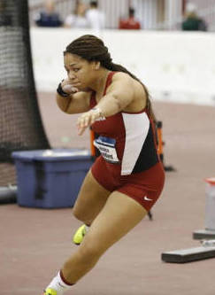 Jessica Woodard closes out indoors with another shot put PR and All ...
